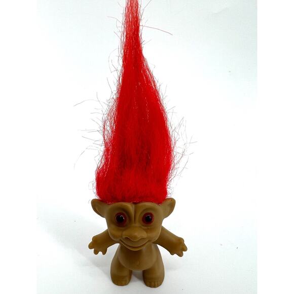 Vintage | Toys | Vintage Lucky Troll Doll Red Hair Red Eyes | Poshmark